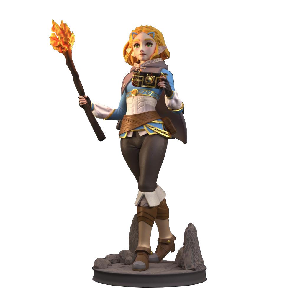 Princess Zelda Alone Figure | Incredible Powerful Royal Statue Set