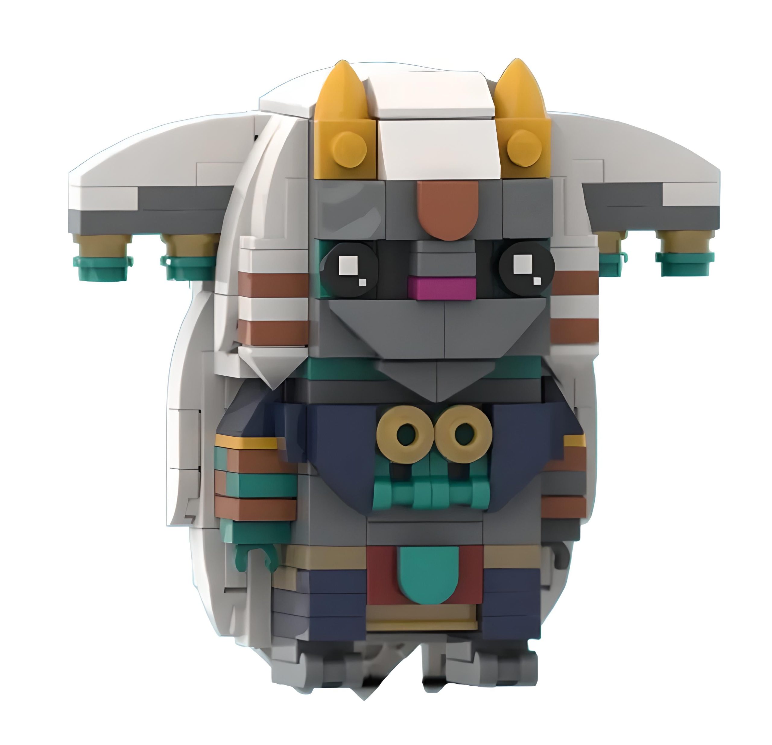 Zelda Rauru LEGO Figure | King of Hyrule Zonai Building Toy
