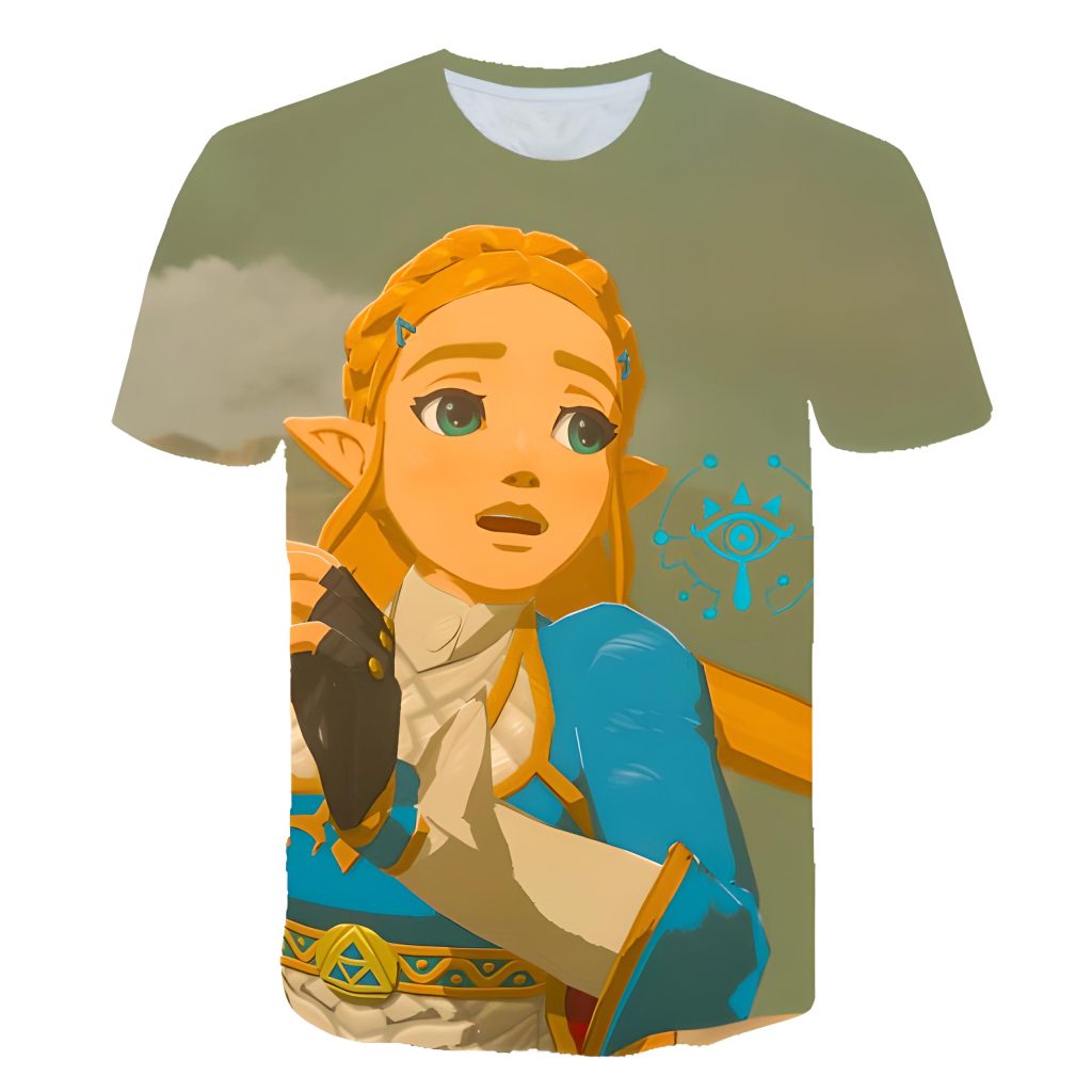 Surprised Princess Zelda BOTW T-Shirt | Zelda Merchandise